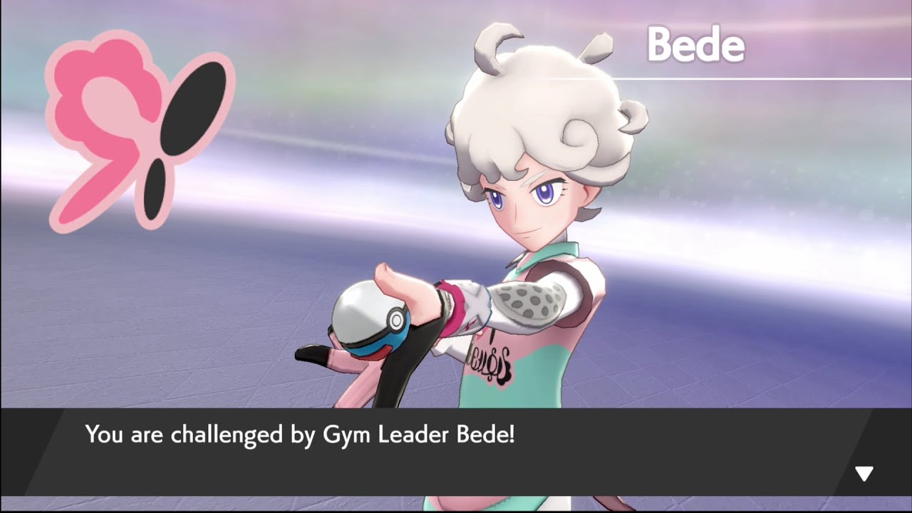Pokemon Sidequest 4 Gym leader Bede rematch - YouTube