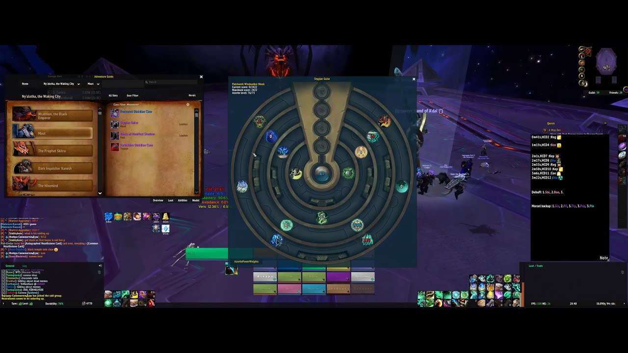Olden timers - Tries on Mythic hivemind, Disc priest - YouTube
