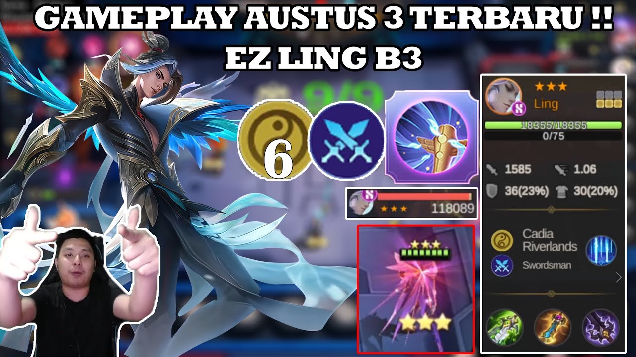 HYPER LING B3 DAMAGENYA GILA BANGET !!! GAME PLAY AUSTUS 3 TERBARU !! - YouTube
