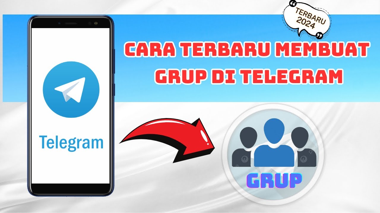 CARA BUAT GRUP TELEGRAM DI HP TERBARU 2024 - YouTube
