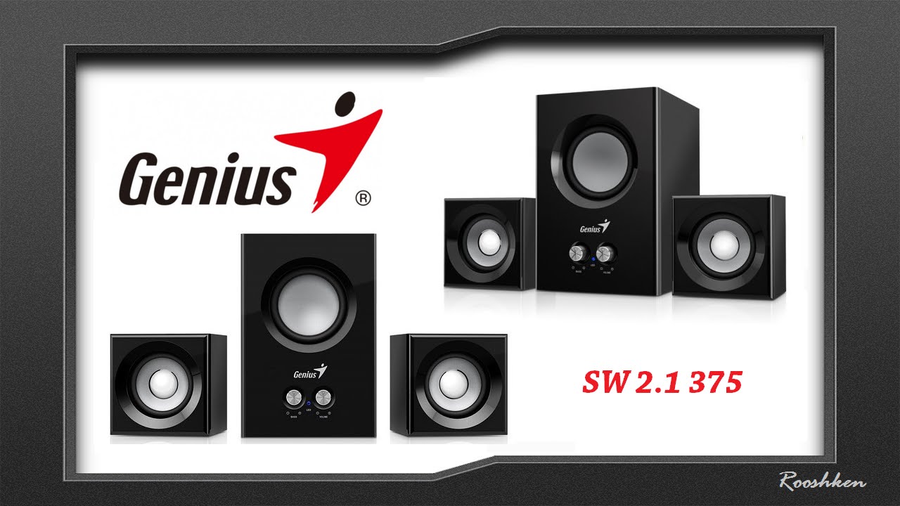 Genius SW 2.1 375 - Test i recenzja głośników 2.1 - YouTube