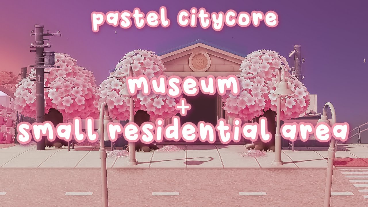 museum & residential area speed-build || pastel citycore || acnh ...