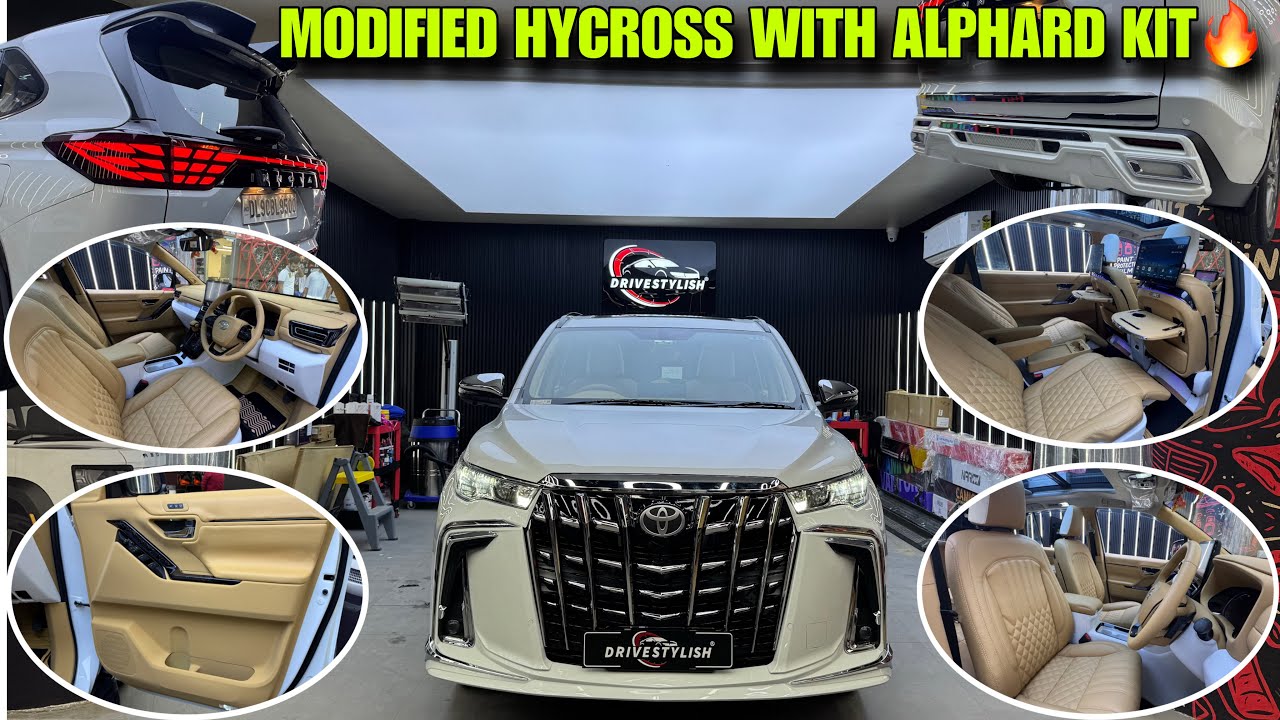 Toyota Hycross Modification Hycross Alphard kit installed Hycross Base ...