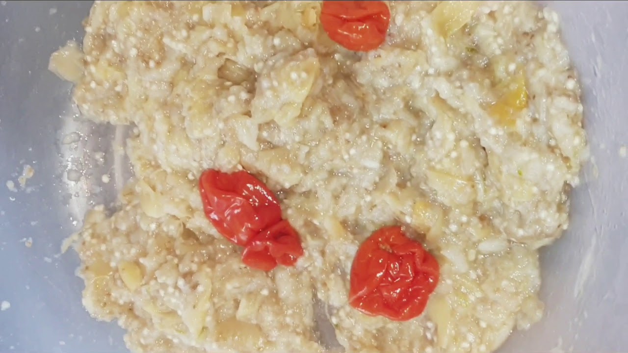 How to cook the best Sierra Leone🇸🇱 Lafidi/Dry rice with Palm oil ...