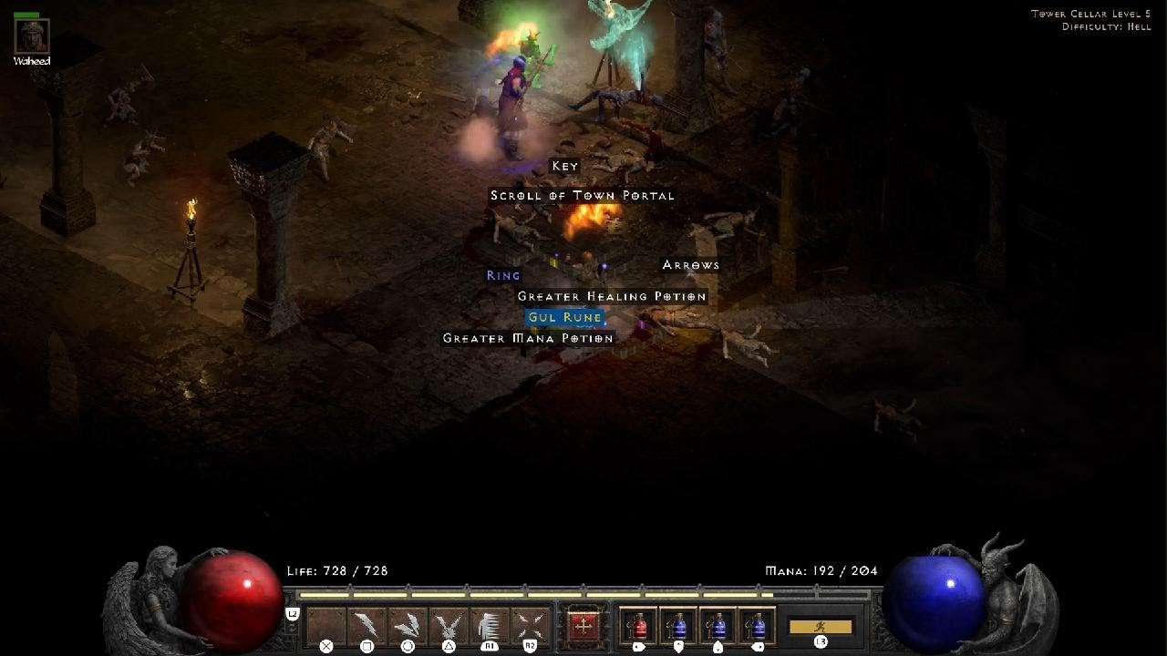 D2R Sorc - Gul Rune find - YouTube