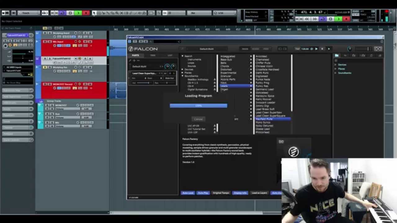 UVI's Falcon VST - Noodling Around with Presets 01 - YouTube