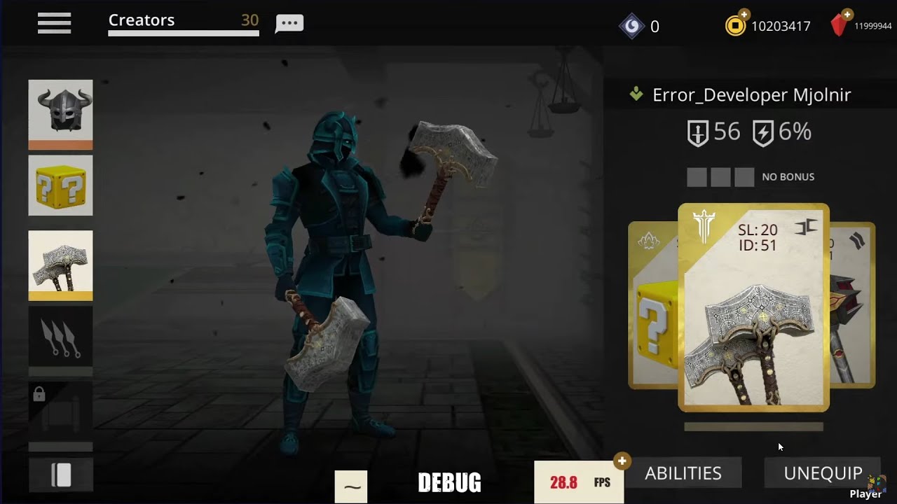 Shadow Fight 3 Beta Version Thor's Mjolnir - YouTube