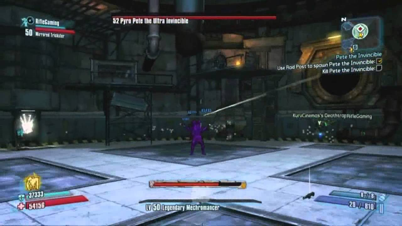 How To Kill Pyro-Caustic Pete The Ultra Invincible - Borderlands 2 ...
