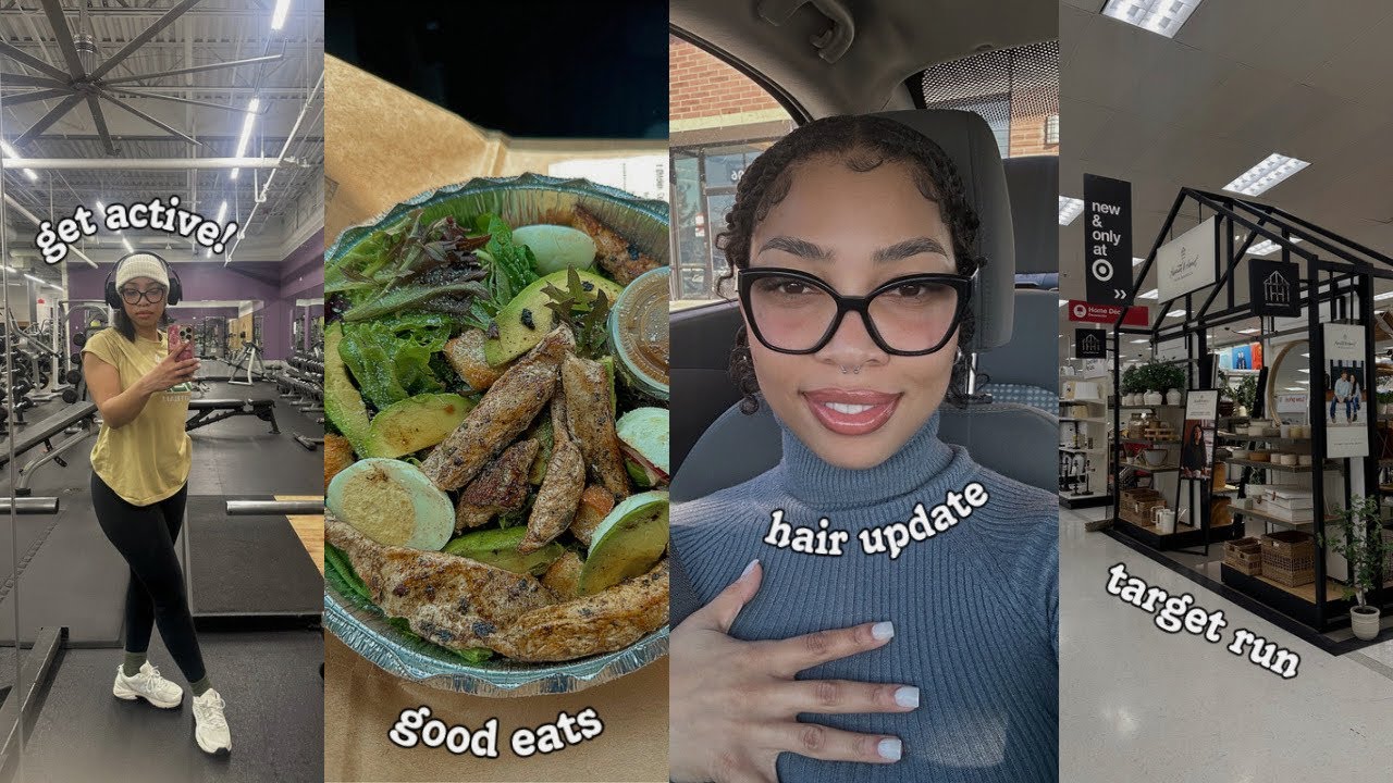 VLOG | 2 Week Hair Update + Late Night Workout + Target Run & a lil rant lol | Pria Symone - YouTube