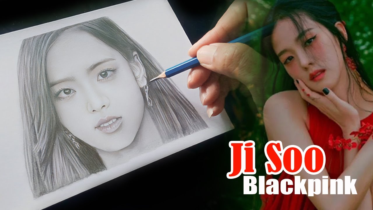JISOO BLACKPINK - Drawing pencil Arts #drawing #jisoo #blackpink #kpop ...