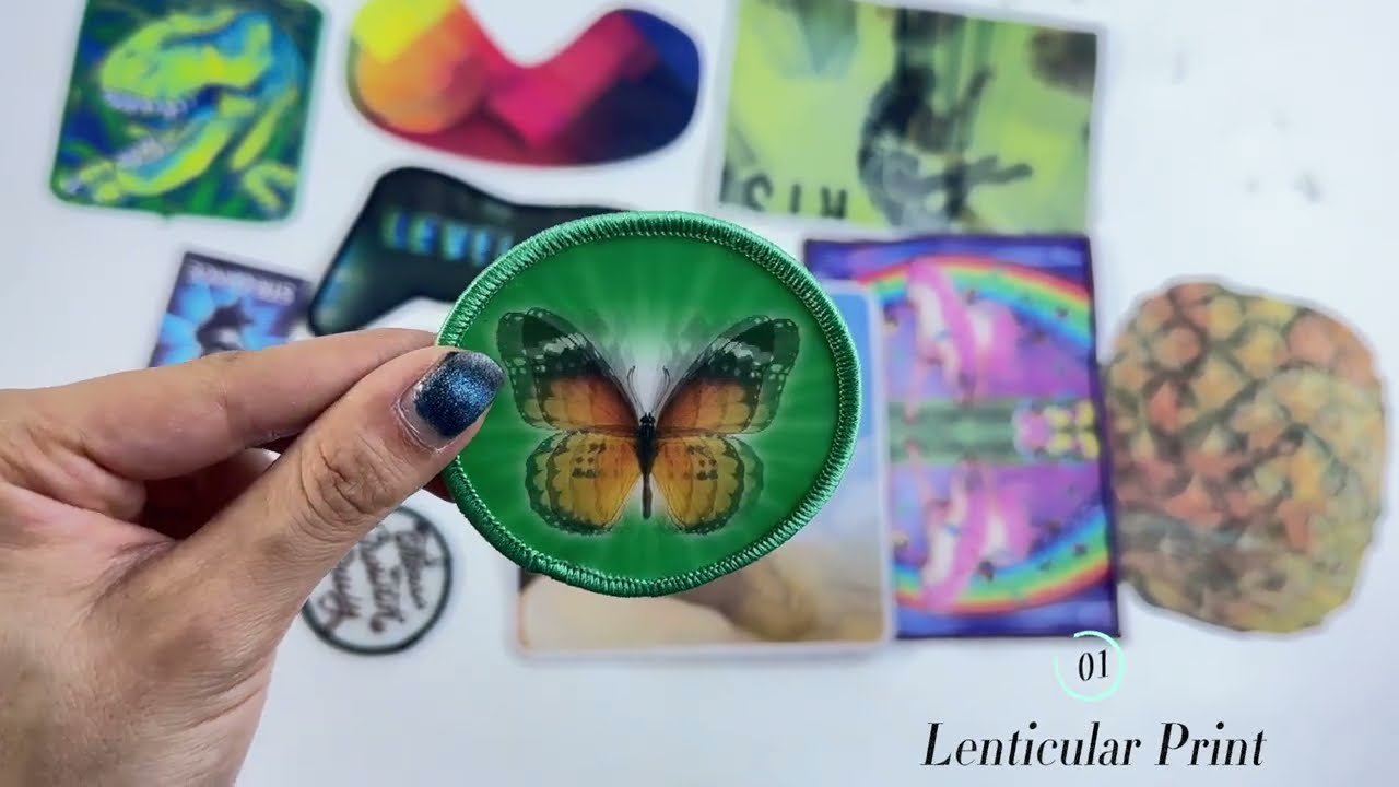 Grab Attention with Custom TPU Lenticular Patches - YouTube