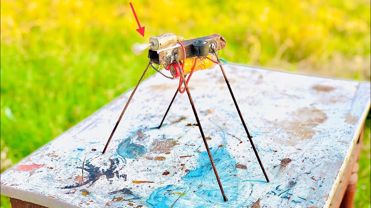 Making metal walking robot with dc motor 🔥 - YouTube