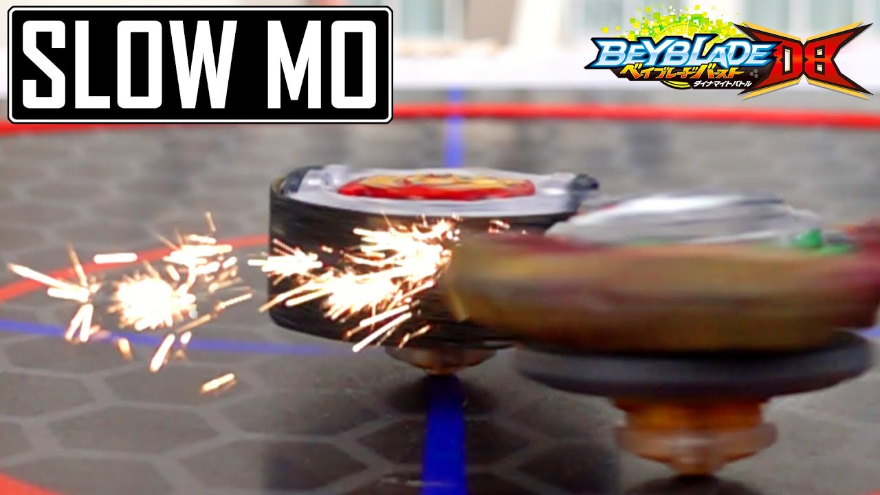 Beyblade with Spark in Slow Motion! - YouTube