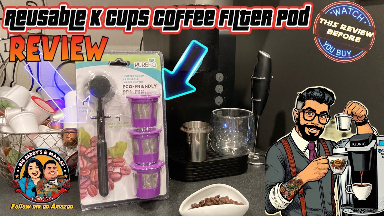 Brewing specialty coffee in a reusable K cup pot! I’m a total coffee nerd #coffee - YouTube