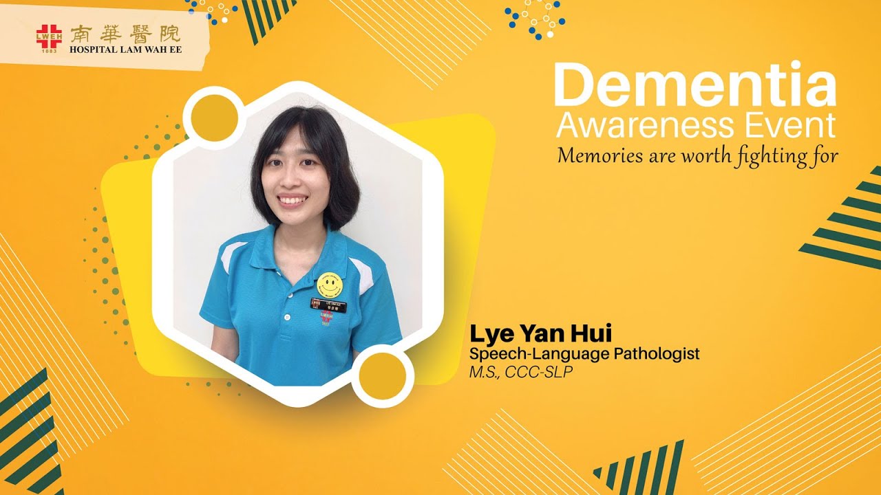 Speech language pathologist, Ms Lye Yan Hui will explain on how she ...