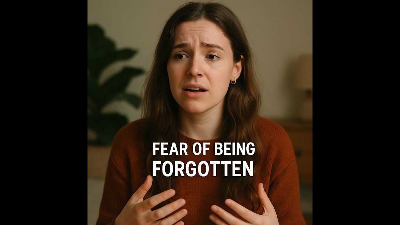 “Fear of Being Forgotten – This Will Change Your Mind Forever” - YouTube
