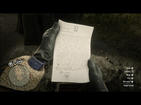Get Faded Letter. Location Chest Island. RDR2 - YouTube