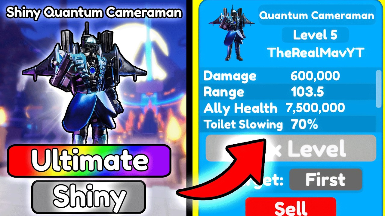 SHINY ULTIMATE QUANTUM CAMERAMAN IS BROKEN... (Toilet Tower Defense ...