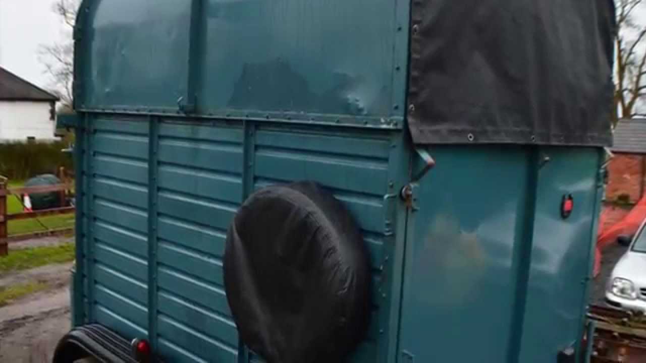 Rice Horse Box trailer for sale with mikeedge7 - YouTube