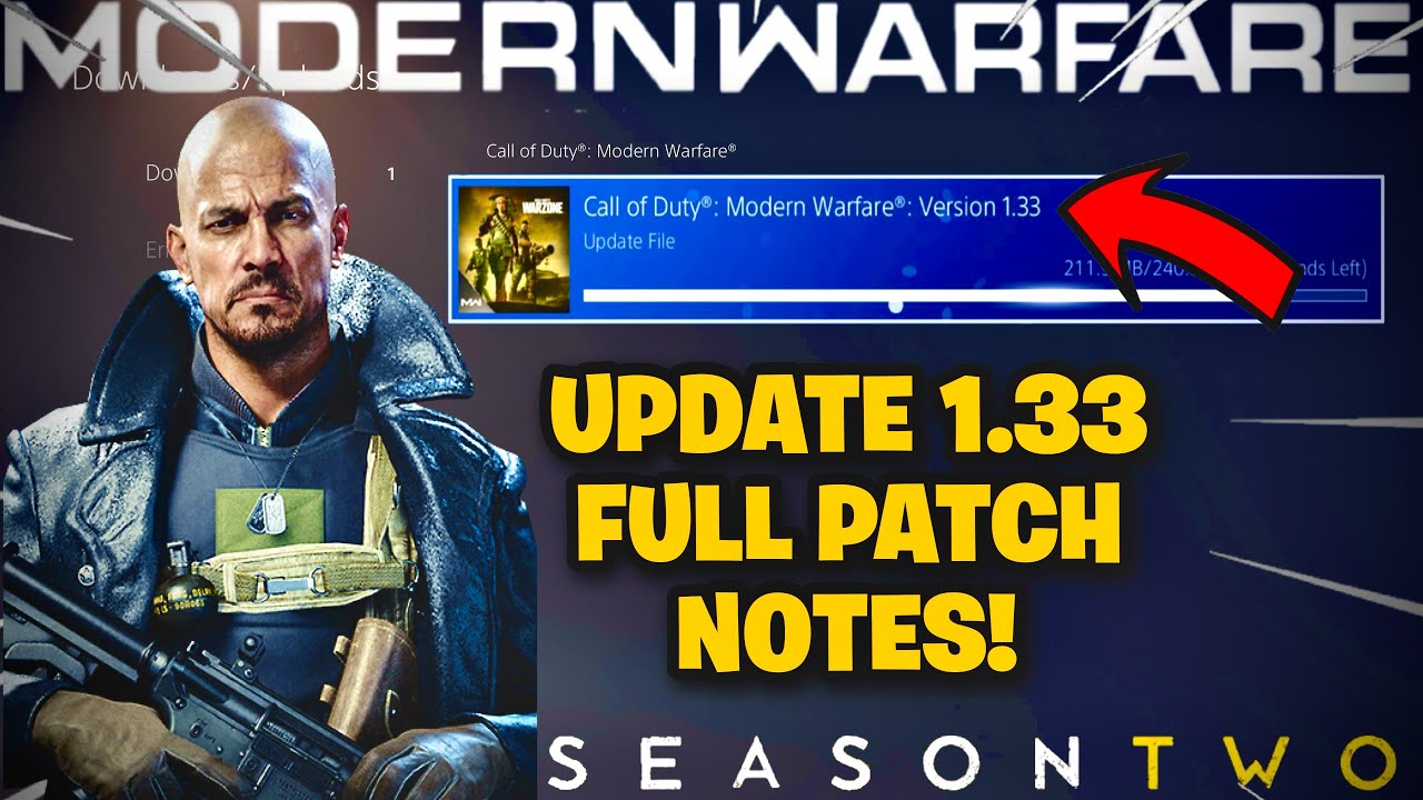 Call of duty modern warfare patch notes - pokermaha