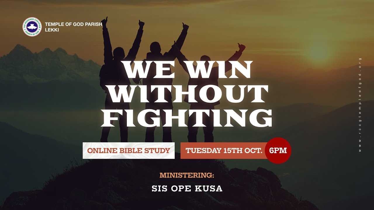 We Win Without Fighting | Bible Study - YouTube