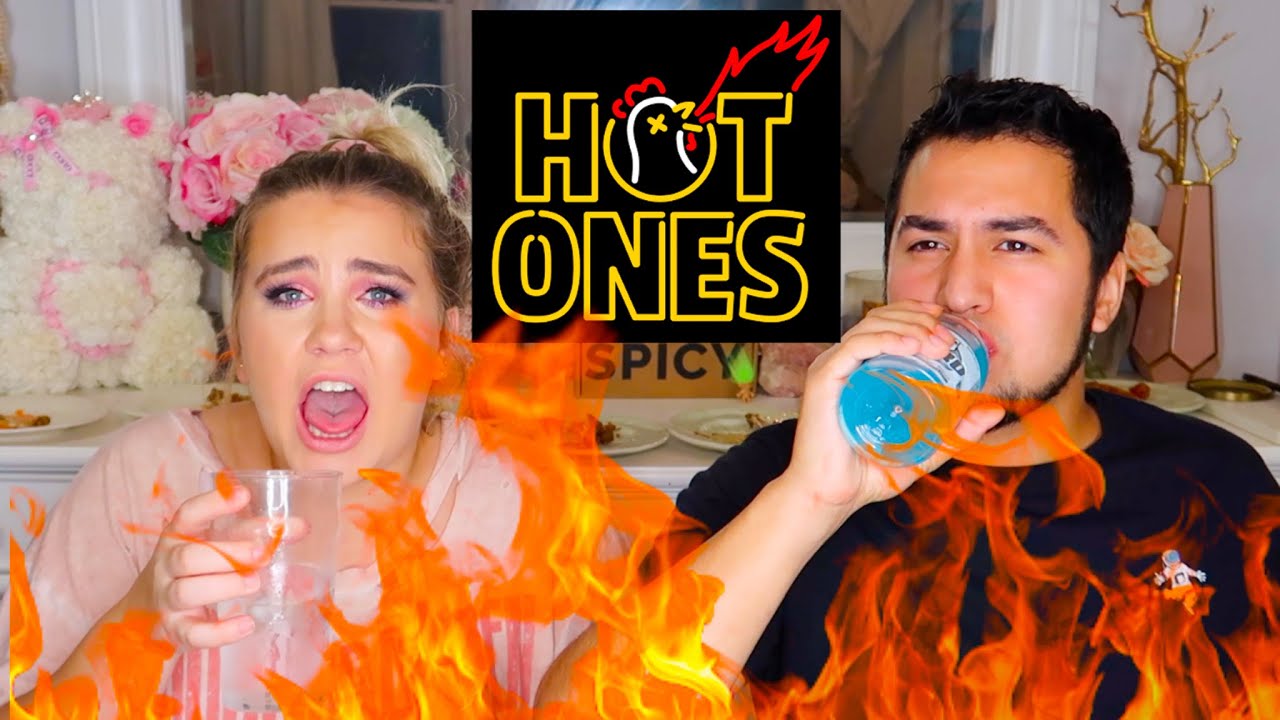 HOT ONES CHALLENGE! WE TRIED IT SO YOU DON'T HAVE TO! - YouTube