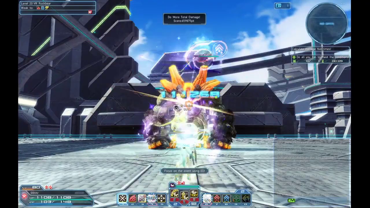 PSO2 - Summoner - Jinga test DPS - YouTube