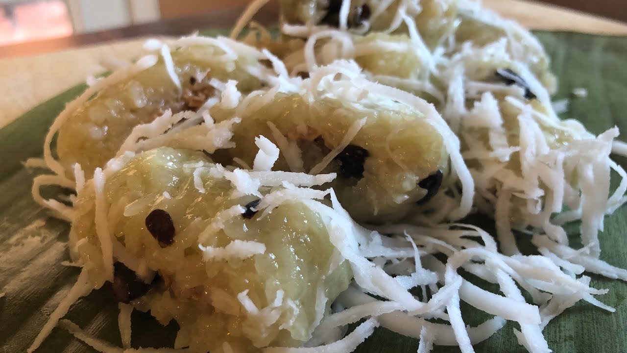 Lao/Thai Dessert| How I Make Khao Tom or Steamed Sticky Rice Dessert ...