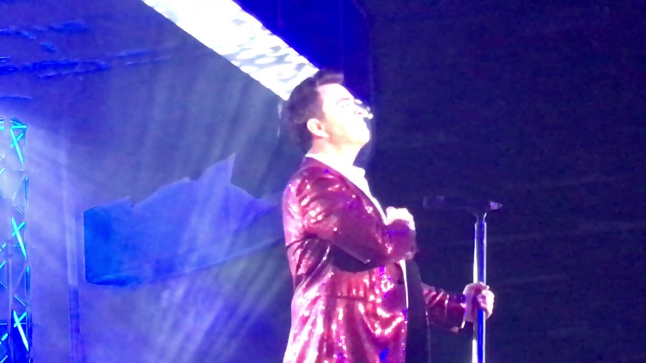 Paul Reason Robbie Williams tribute act Angels - YouTube