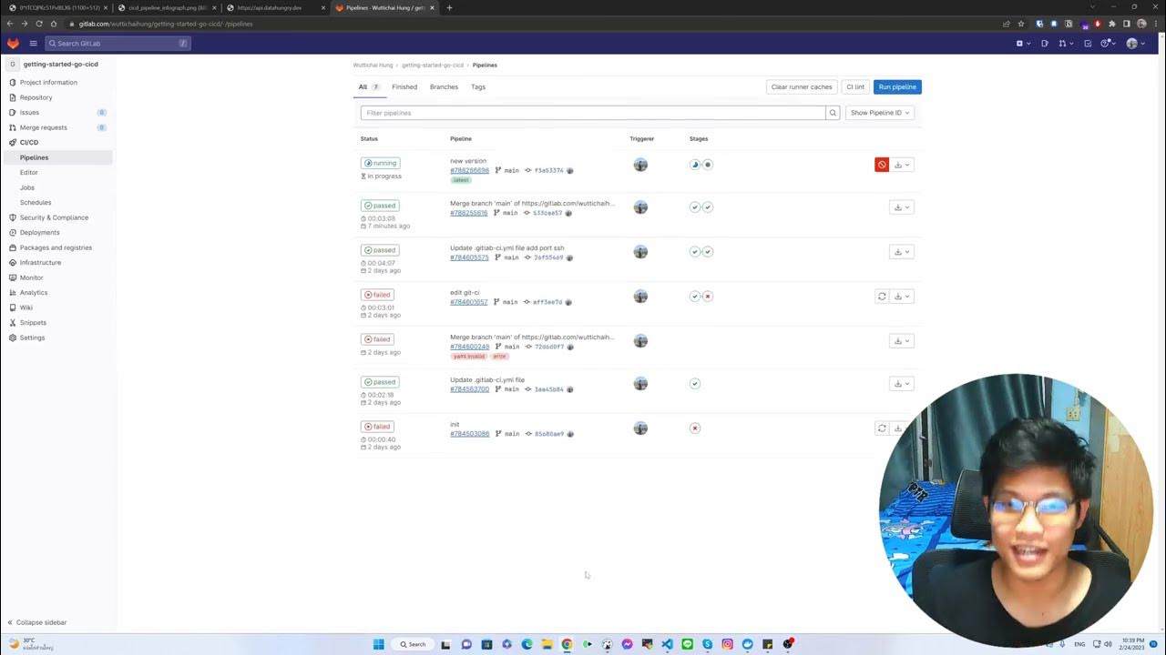 Deploy Golang API Gitlab CI/CD - YouTube