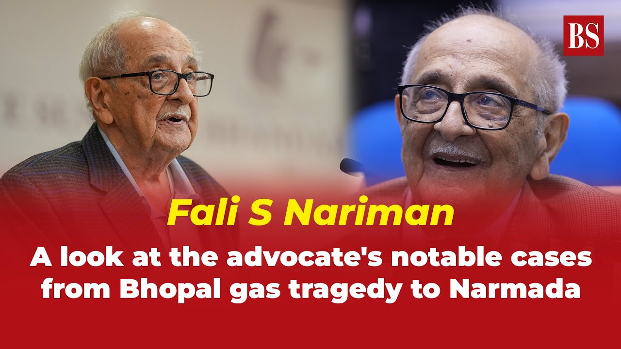 Fali S Nariman: A look at the advocate's notable cases from Bhopal gas ...