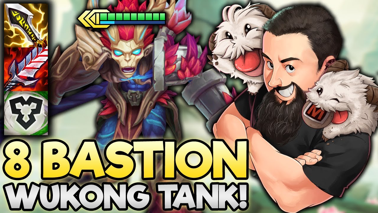 8 Bastion - Spin to Win Unkillable Monkey King!! | TFT Magic & Mayhem ...