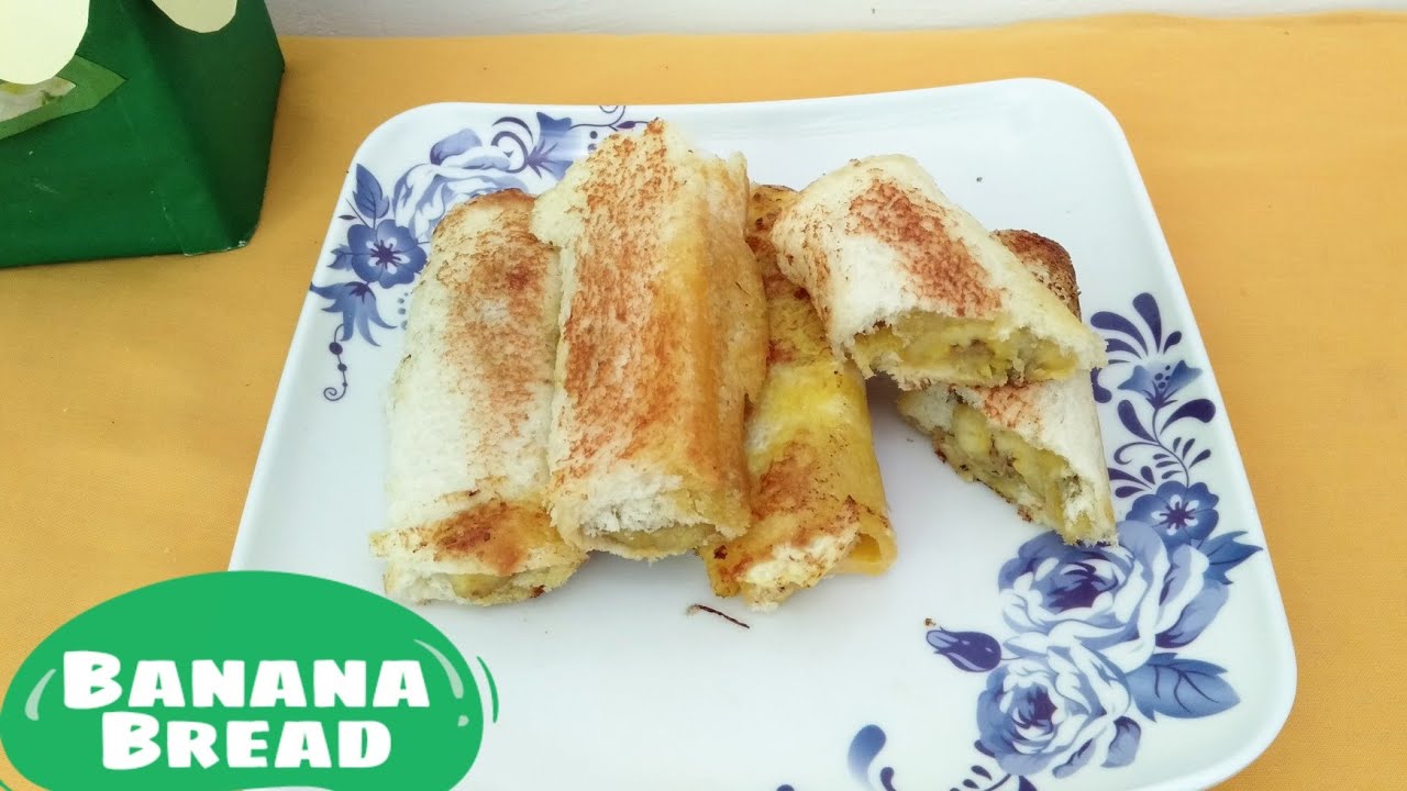 IDE SARAPAN ROTI TAWAR DAN PISANG | BANANA BREAD - YouTube