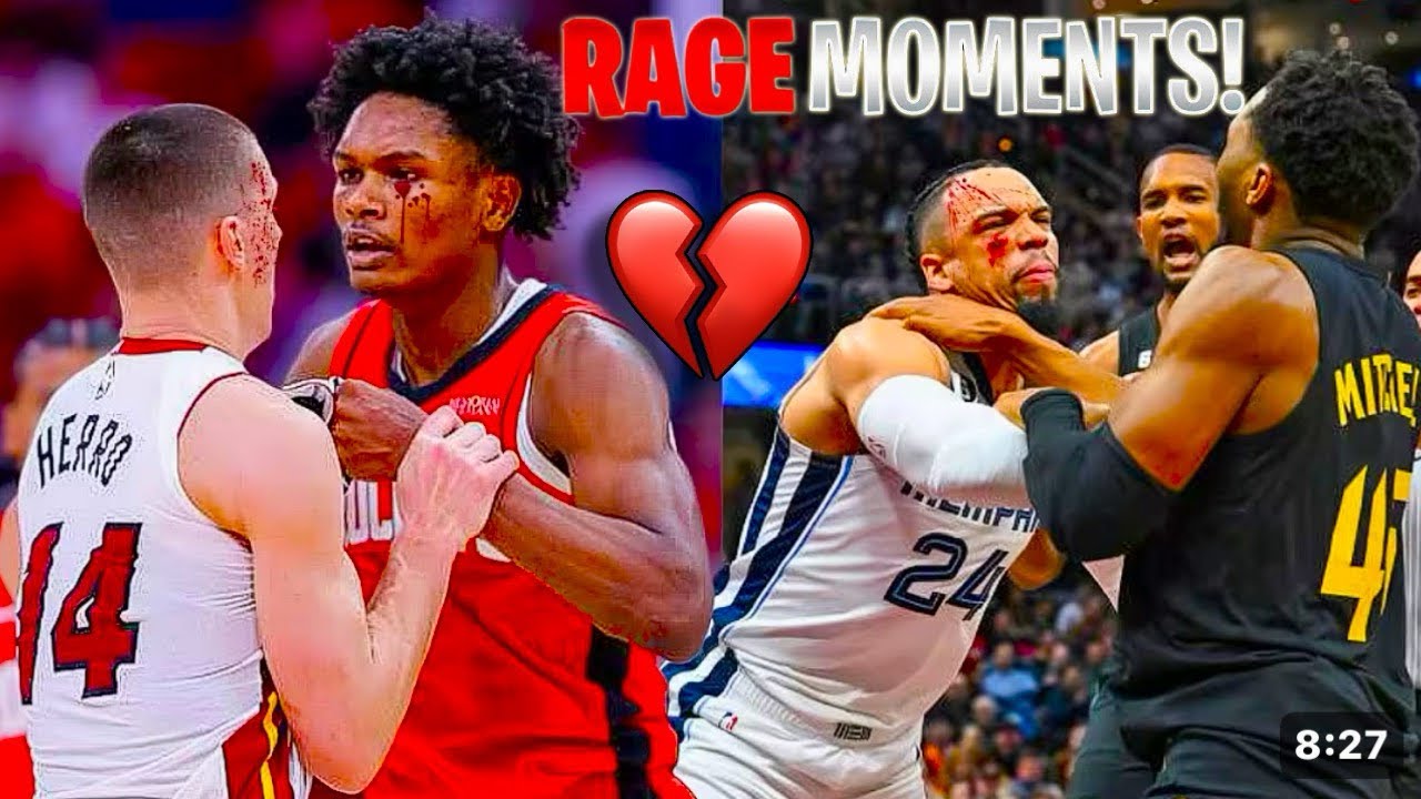 NBA “RAGE” MOMENTS - YouTube