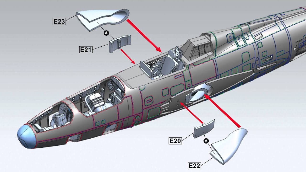 Tanmodel 1/48 RF-84F Thunderflash Review - Part 1 - YouTube