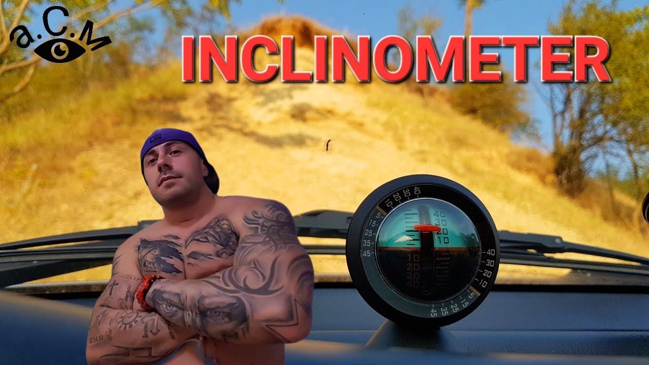 INCLINOMETER - GYRO METER - SLOPE JEEP а.С.м - YouTube