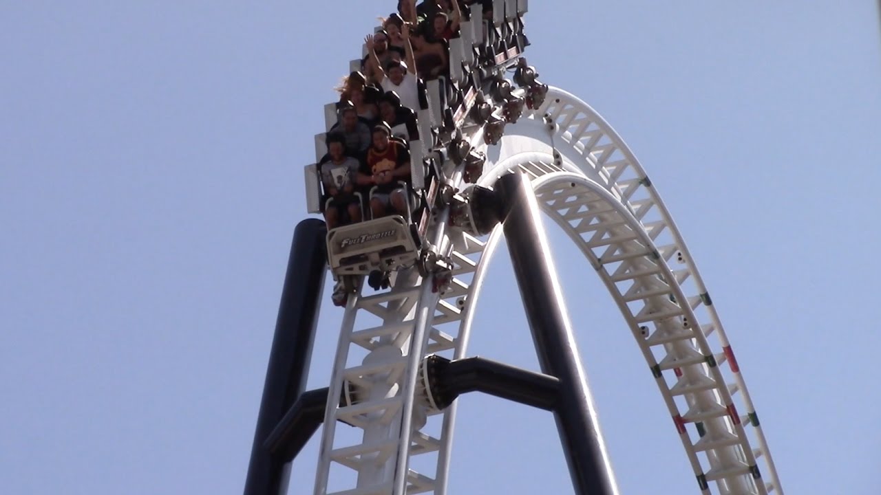 Full Throttle Off-Ride Six Flags Magic Mountain HD 60fps - YouTube
