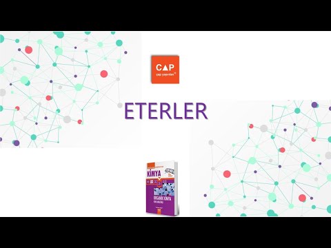 Kimya - Organik Kimya  - Sayfa 144 - Eterler(Genel Özellikleri, Adlandırılması ve Kullanım Alanları)