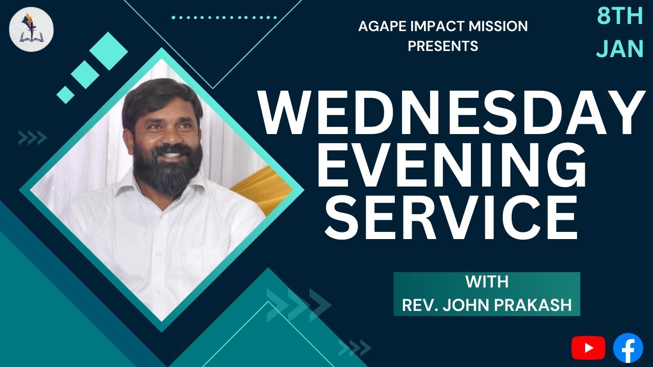 AIM Live Broadcast | Wednesday Evening Service | 8th Jan 2025 - YouTube