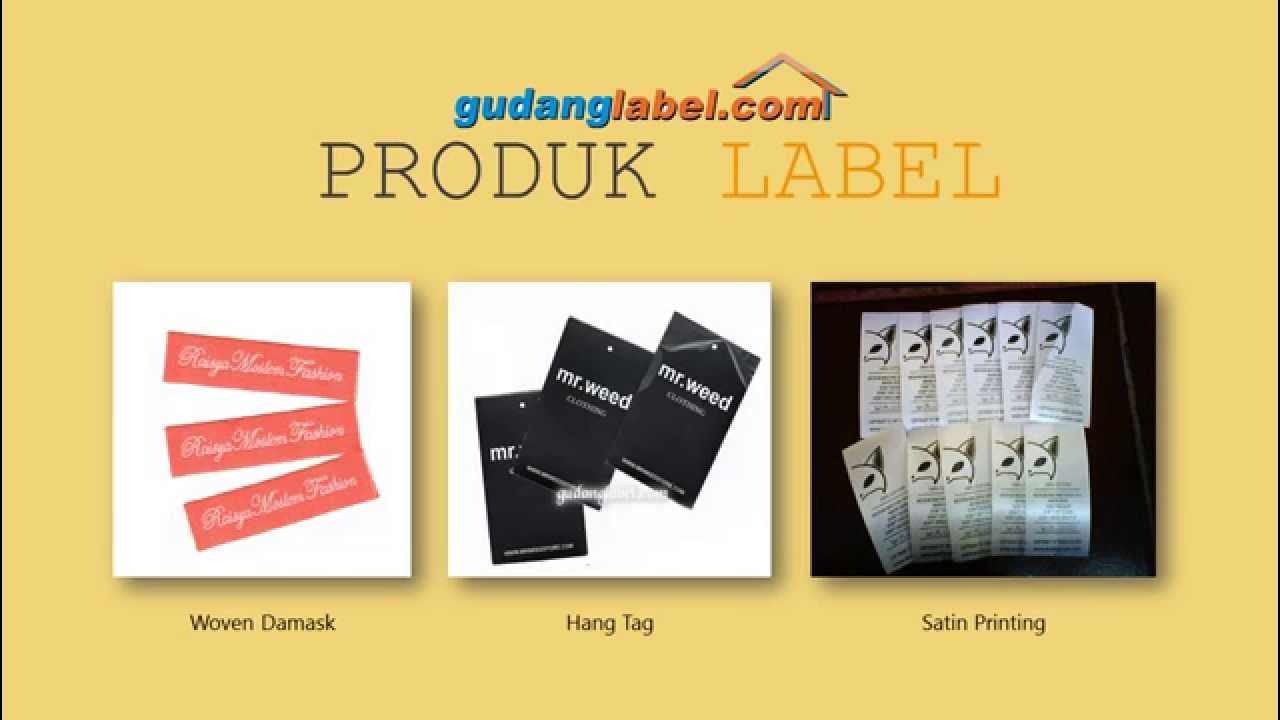 Gudang Label Baju 323C7EDA - YouTube