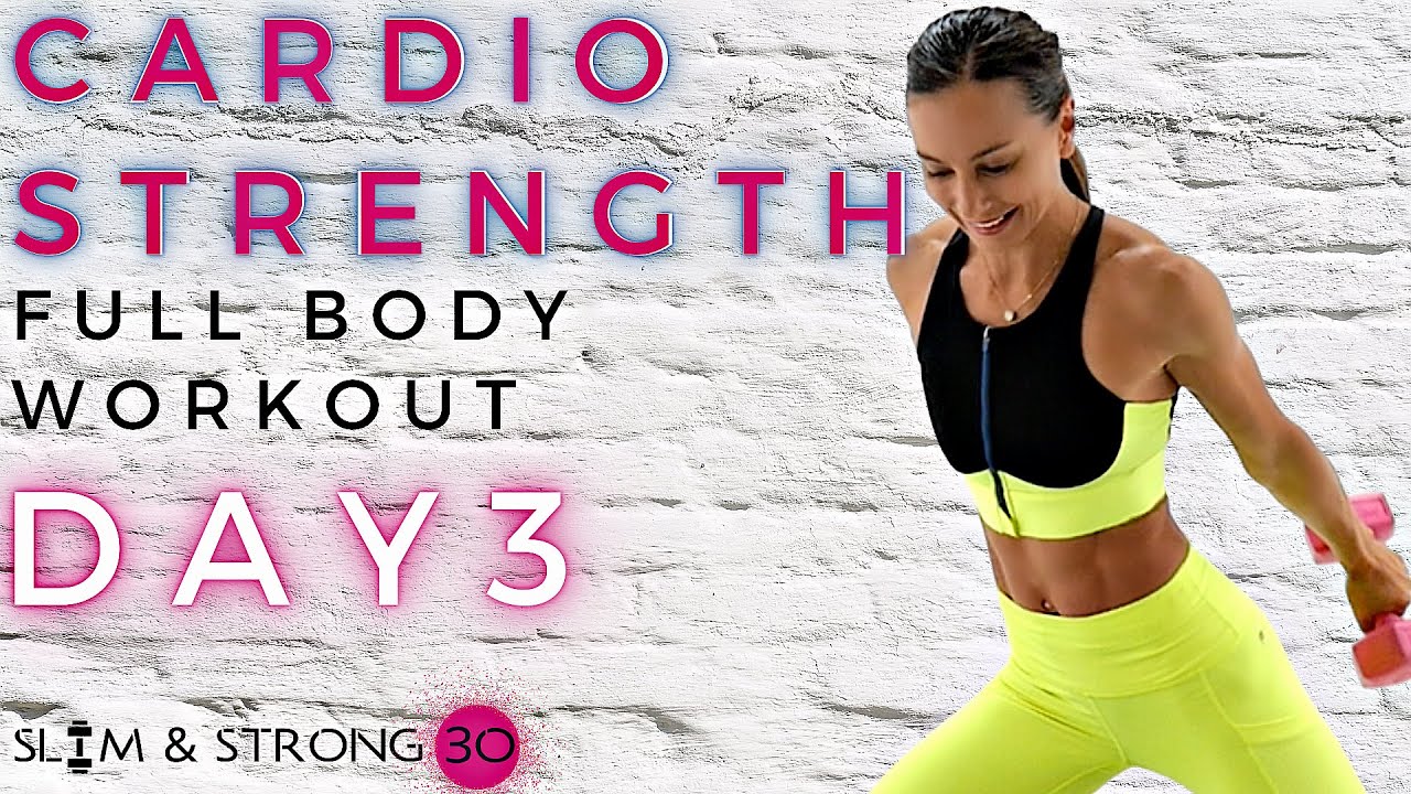 40-Minute STRENGTH & CARDIO Workout to Lose Weight / DAY-3 - YouTube