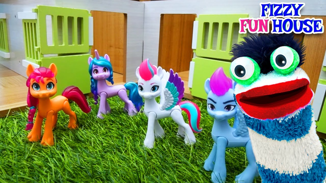 Fizzy Helps My Little Pony Clean Their Stables | Explorative Video For ...