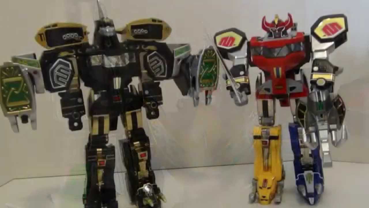 Bandai MMPR Legacy Megazord Black Edition - YouTube