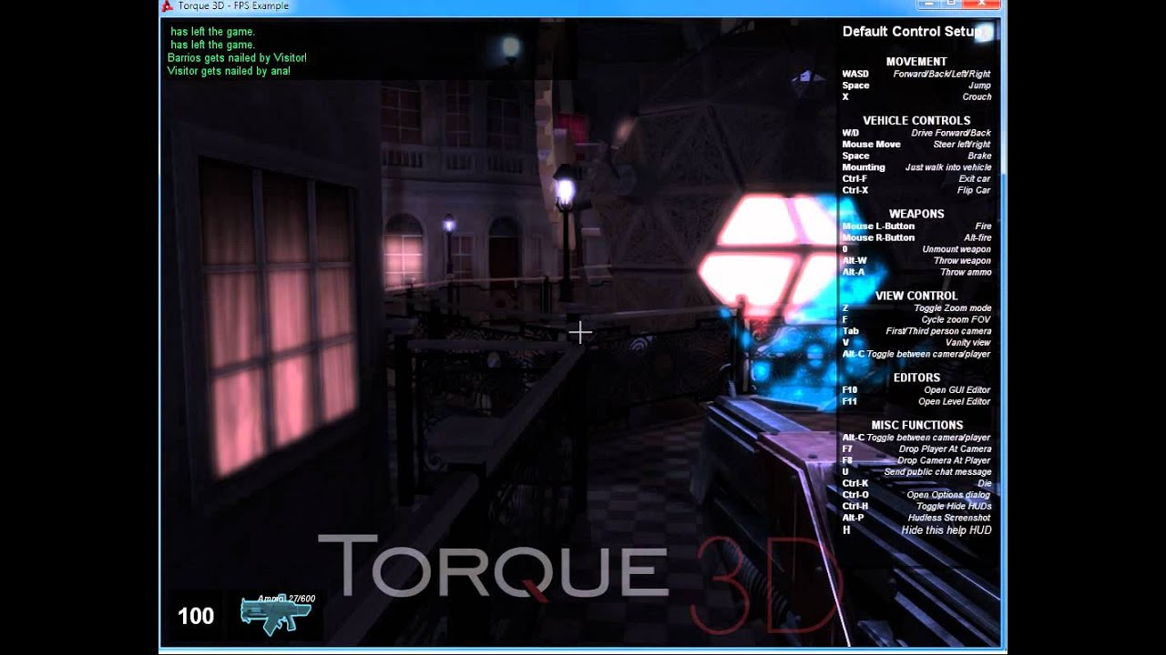 Multiplayer Torque3D - YouTube