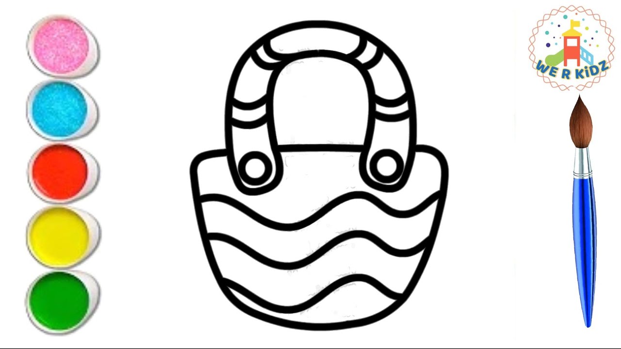 How to Draw Purse||Baby bag||Handbag||Sling bag|| Learning Video kids ...