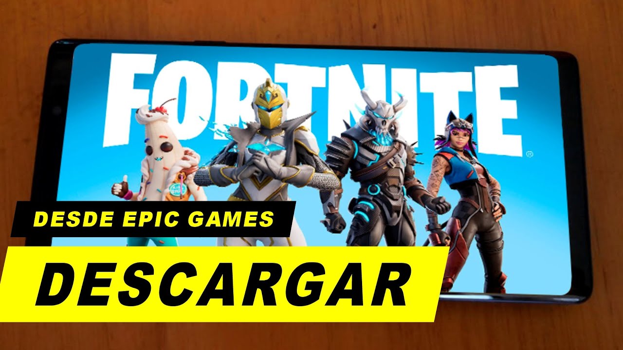 Como DESCARGAR Fortnite para Android en Epic Games - YouTube