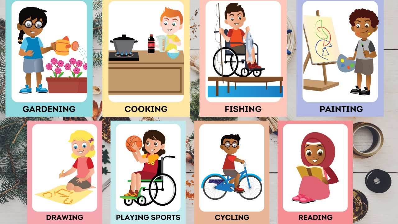 Learn Hobbies and activities for kids | Hobbies for preschoolers ...