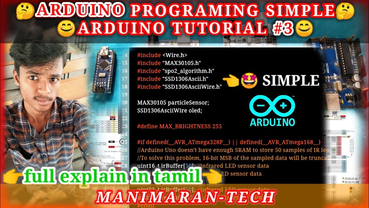 Arduino Programing Arduino Tutorial Tamil 3 Tamil Manimarantech 3726