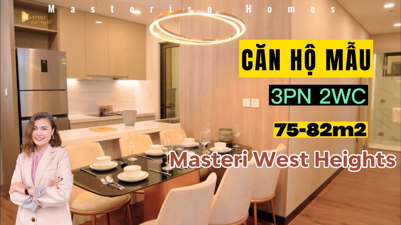 MWH | CĂN HỘ MẪU 3PN 2WC | Masteri West Heights - YouTube