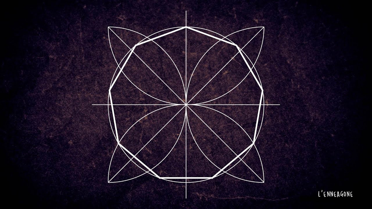 Le petit précis des tracés régulateurs - L'ennéagone - YouTube